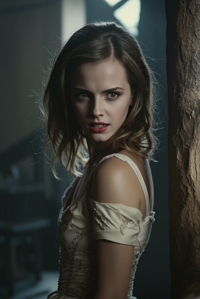 80horror, cinematic film still, 19th-century, (Emma Watson ...