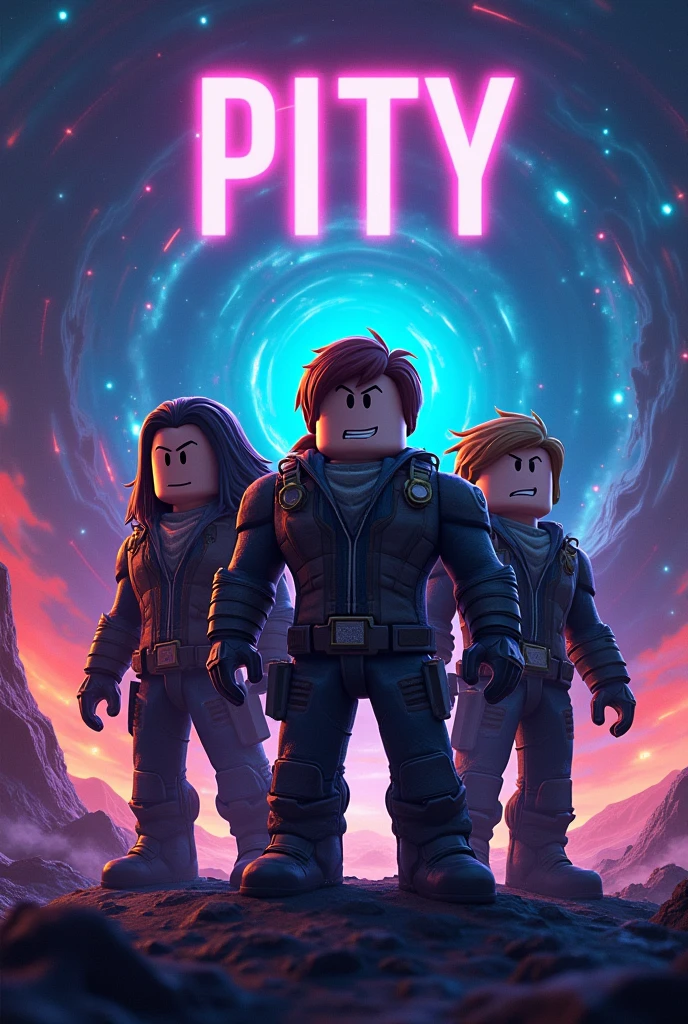 Roblox voidfalls crew poster with the word pity - SeaArt AI
