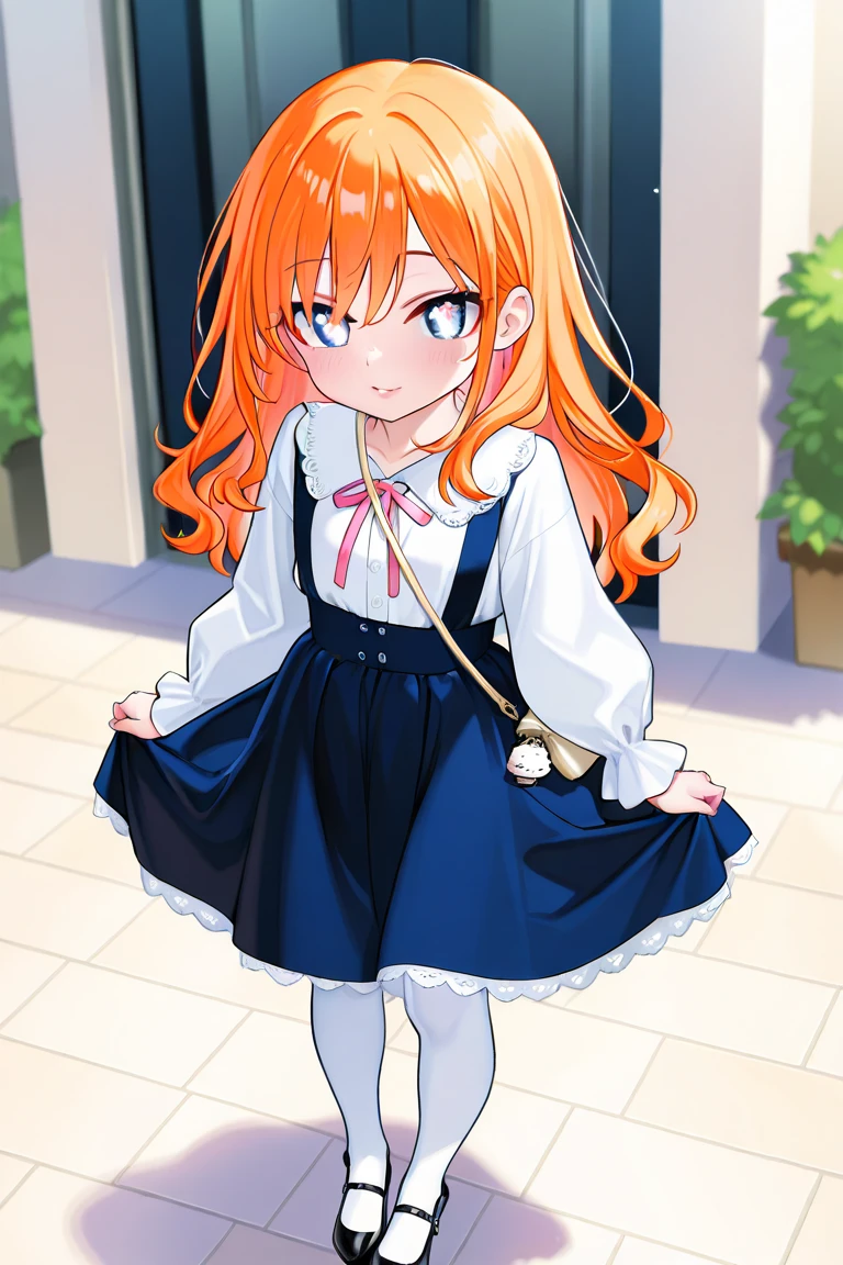 A petite but not too short, youthful-looking girl. She has long soft ...