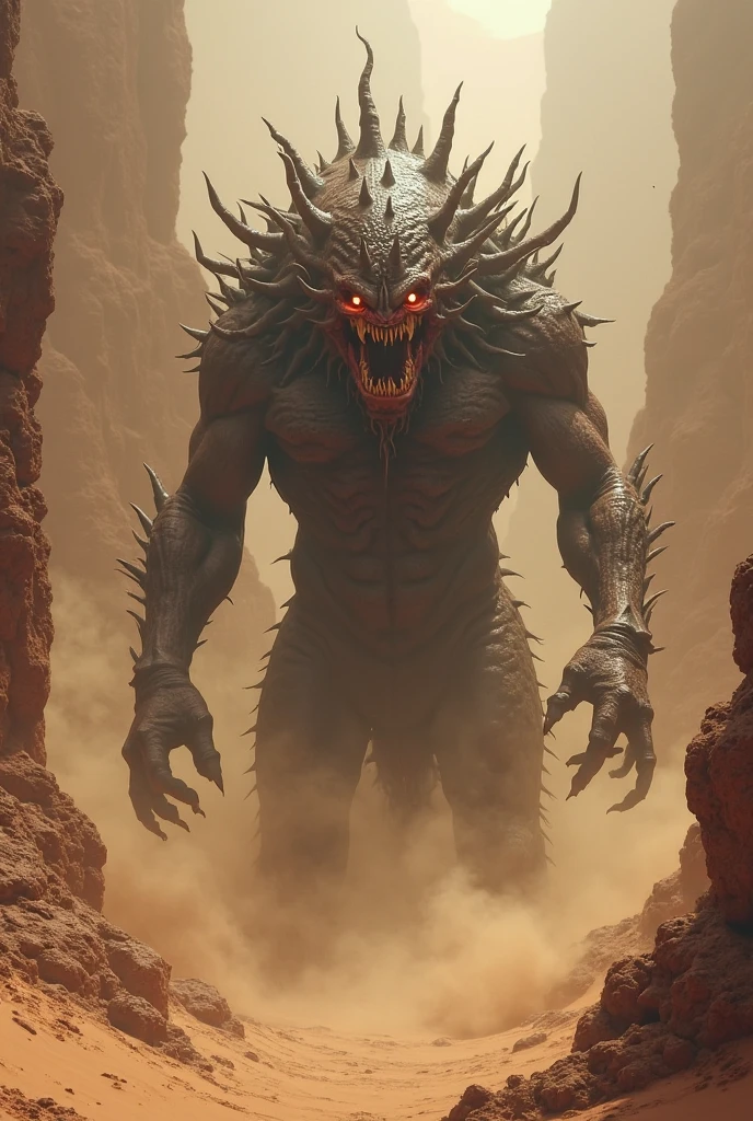 Monster that represents scary Morocco - SeaArt AI