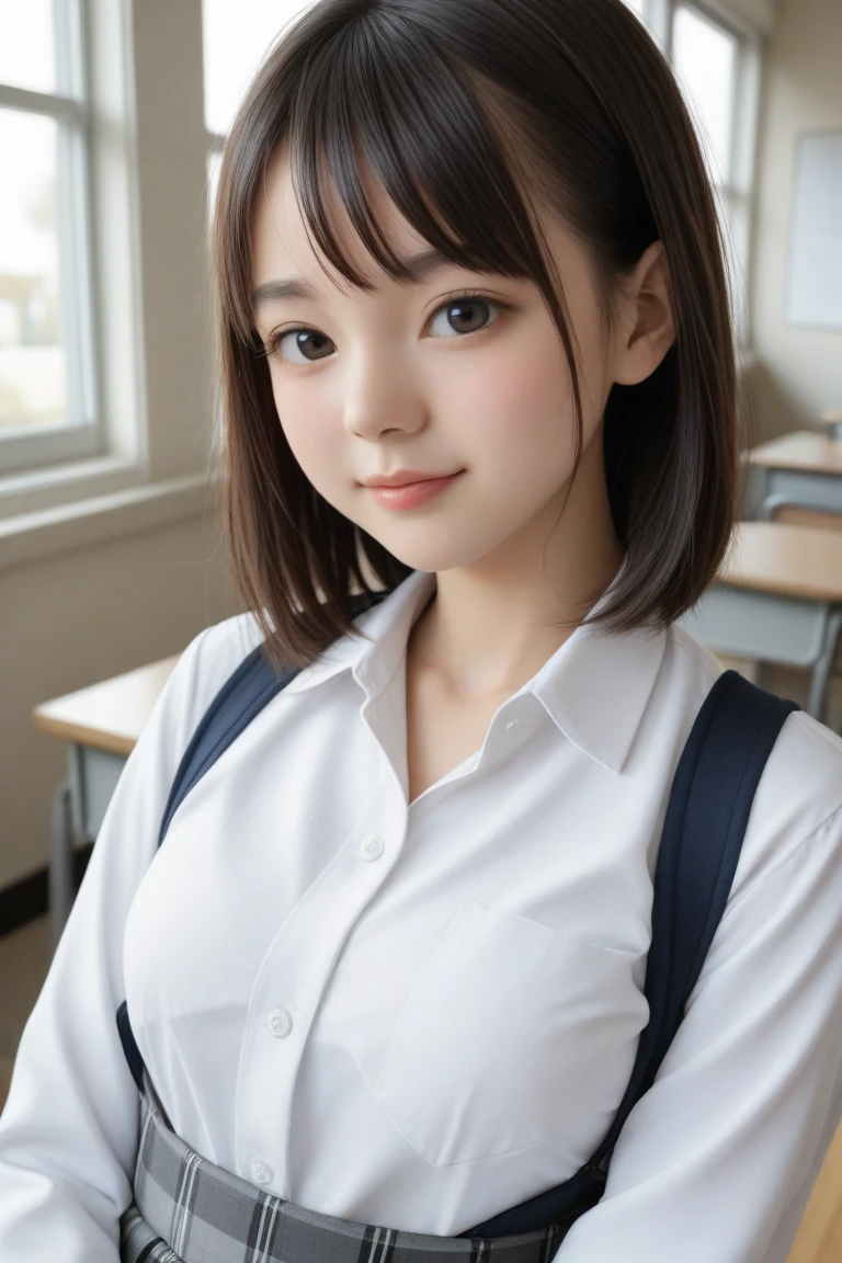 Japanese Girl, high quality, high quality,1 Girl, High school student ...