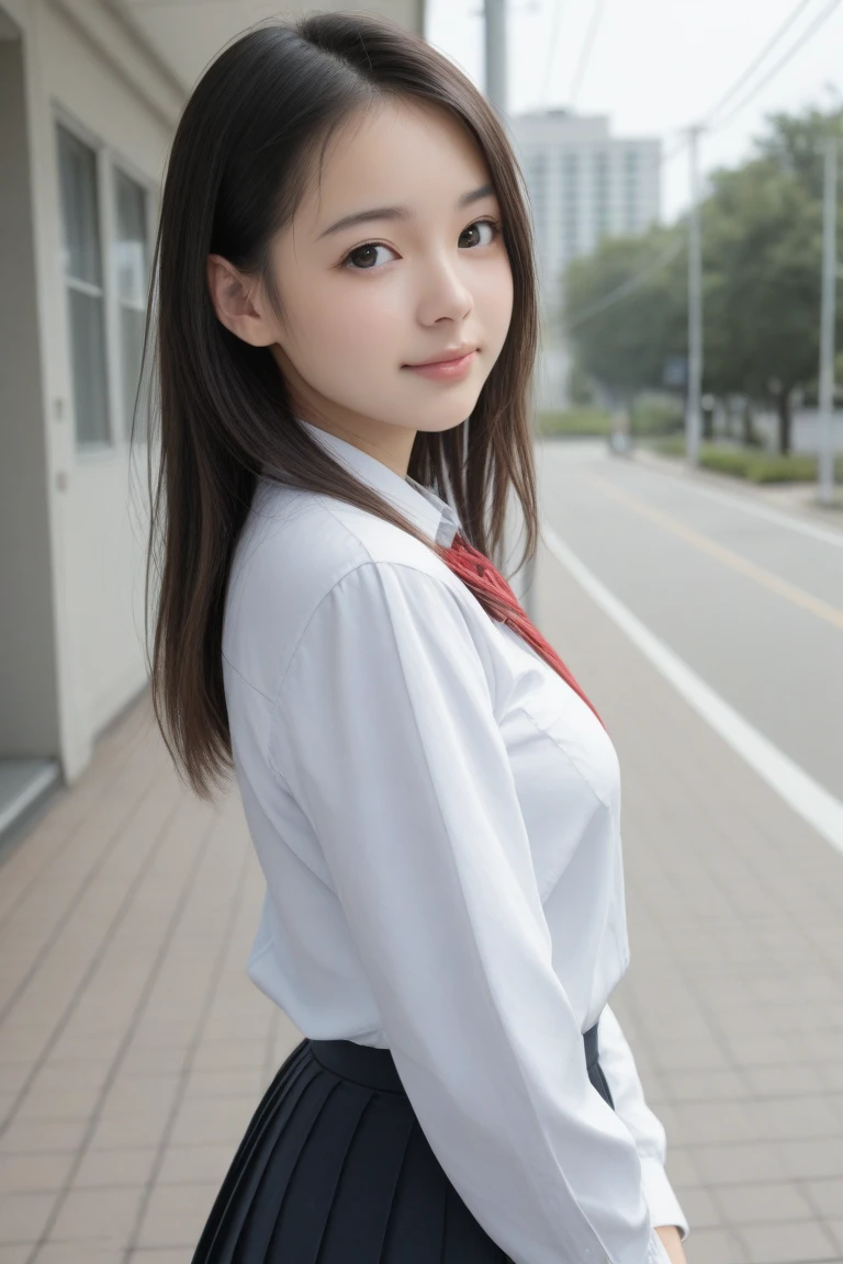 Japanese Girl, high quality, high quality,1 Girl, High school student ...