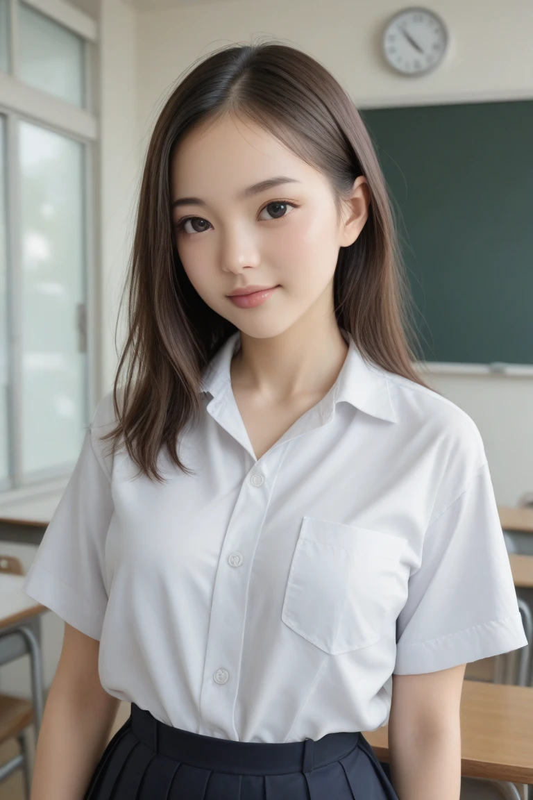 Japanese Girl, high quality, high quality,1 Girl, High school student ...