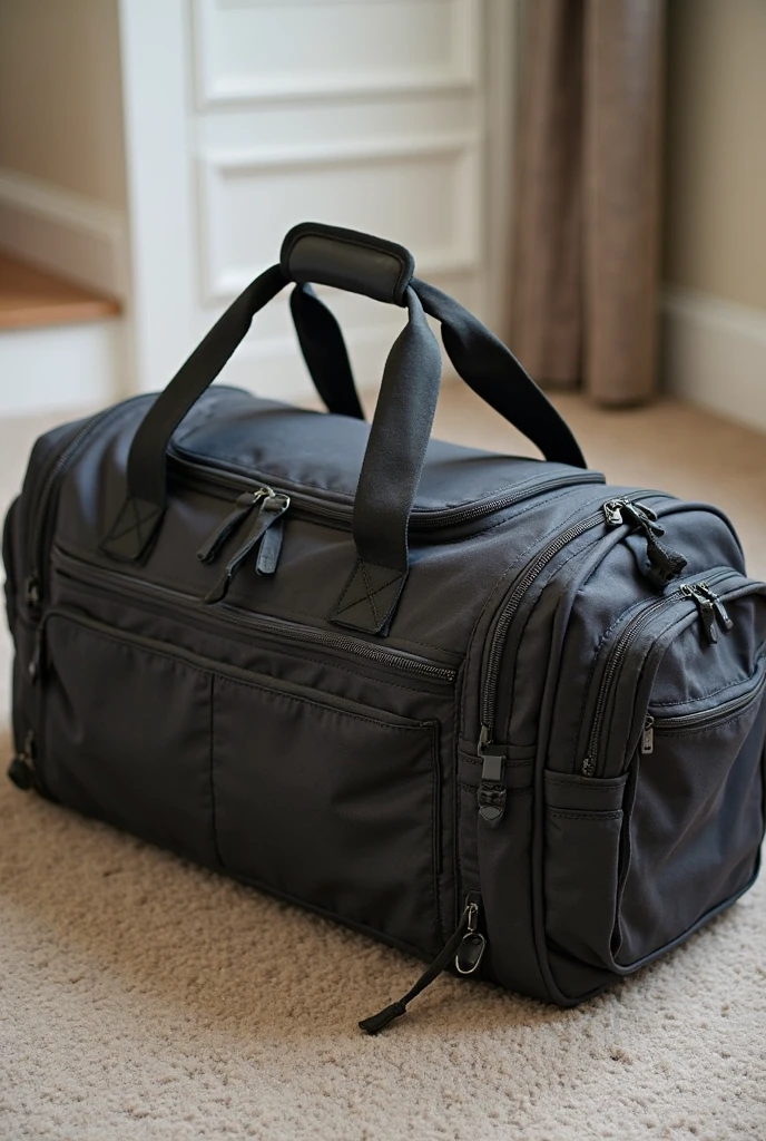 A large rectangular duffel travel bag made from durable fabric - SeaArt AI