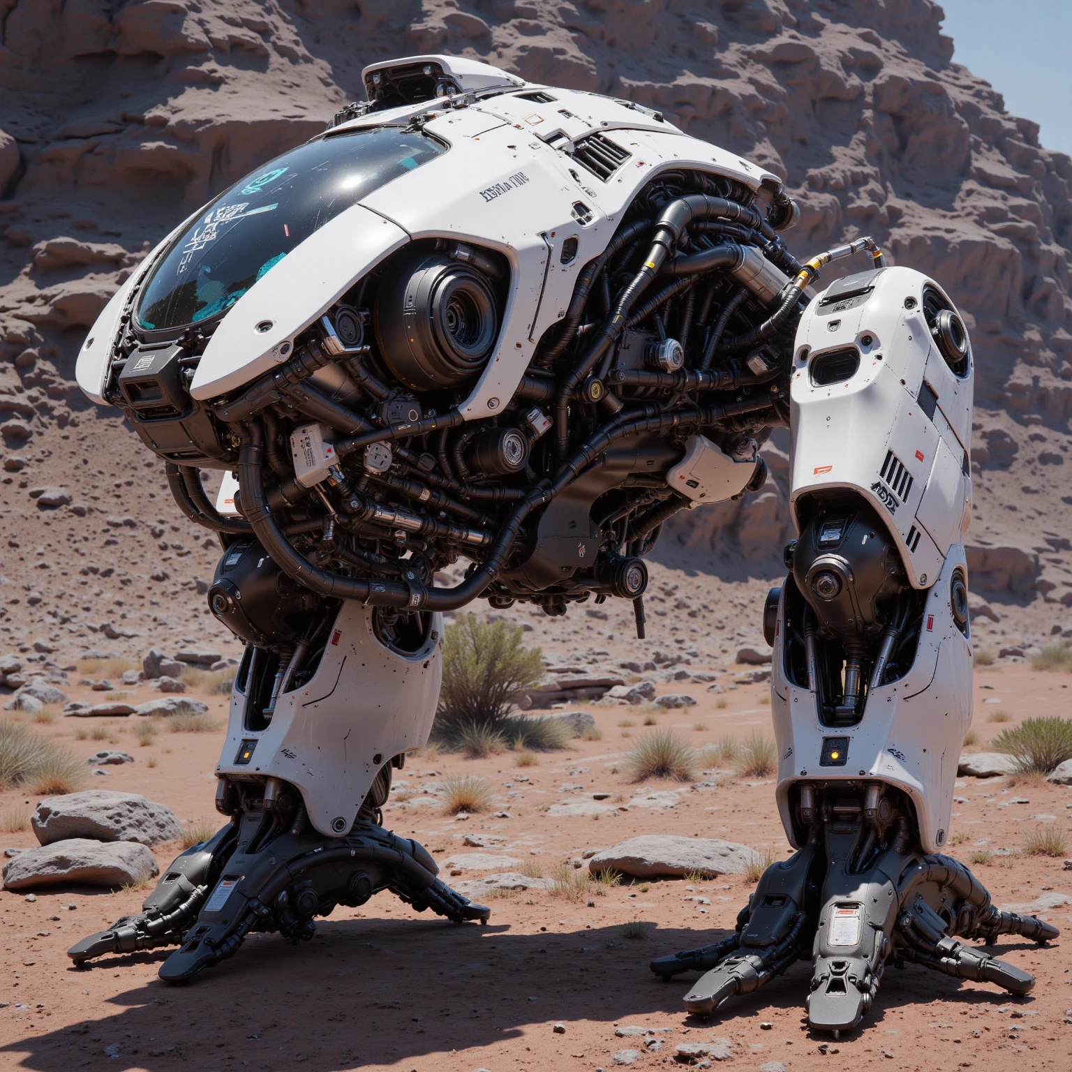 (masterpiece:1.2) (ultra HD:1.2) (photorealistic:1.3) ((combat walker ...