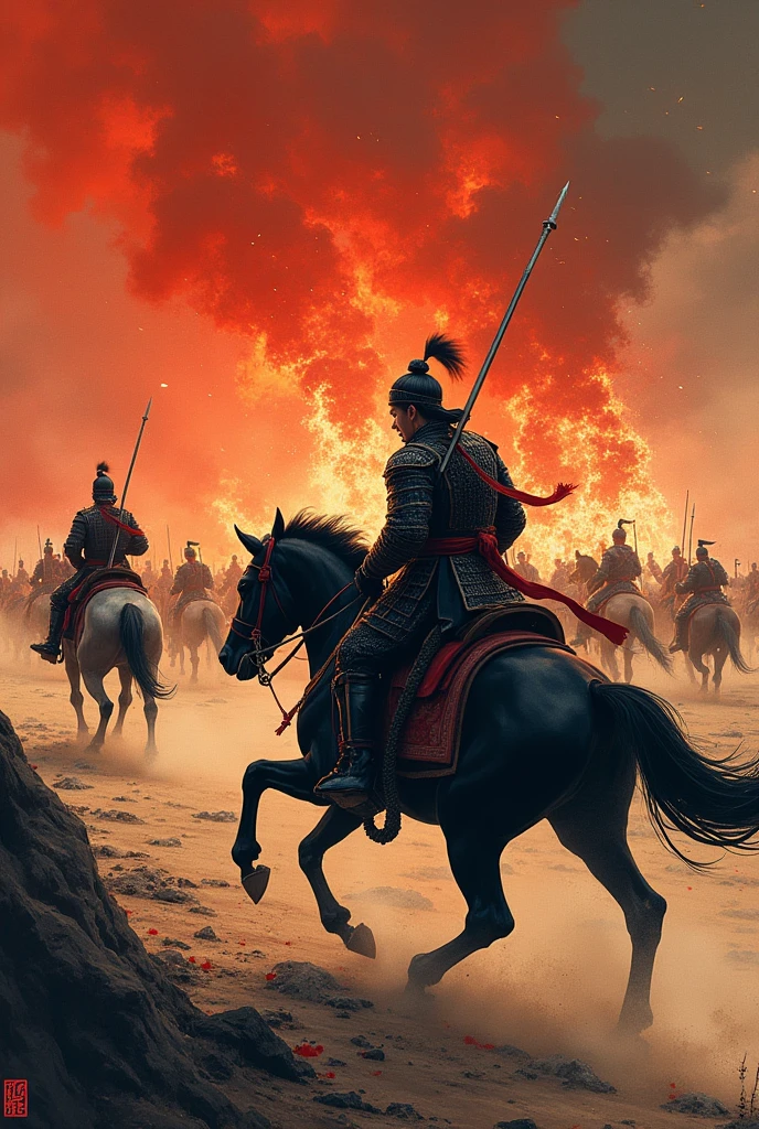 Battle of Guanwei in the Three Kingdoms period, Cao Cao, the leader of ...