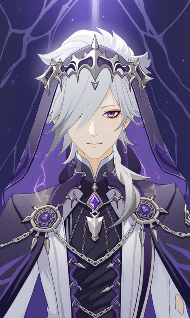 Create a character similar to this one, but change his hair color to ...