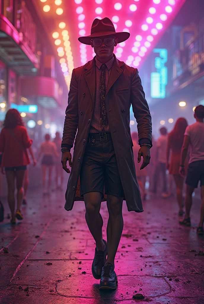 Create an image using the electro swing style with the prinpical text ...