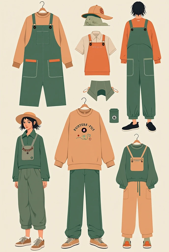 Create an image with multiple options such as a collage of uniforms for ...