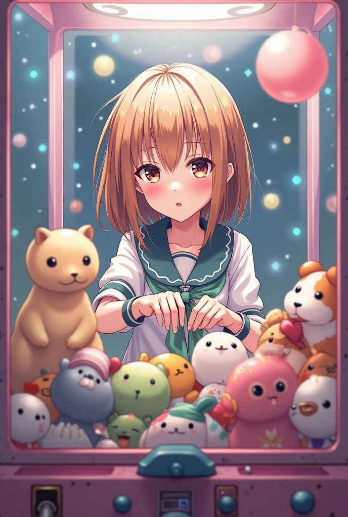Claw gacha machine, arcade game, gacha machine, waifu using gata ...