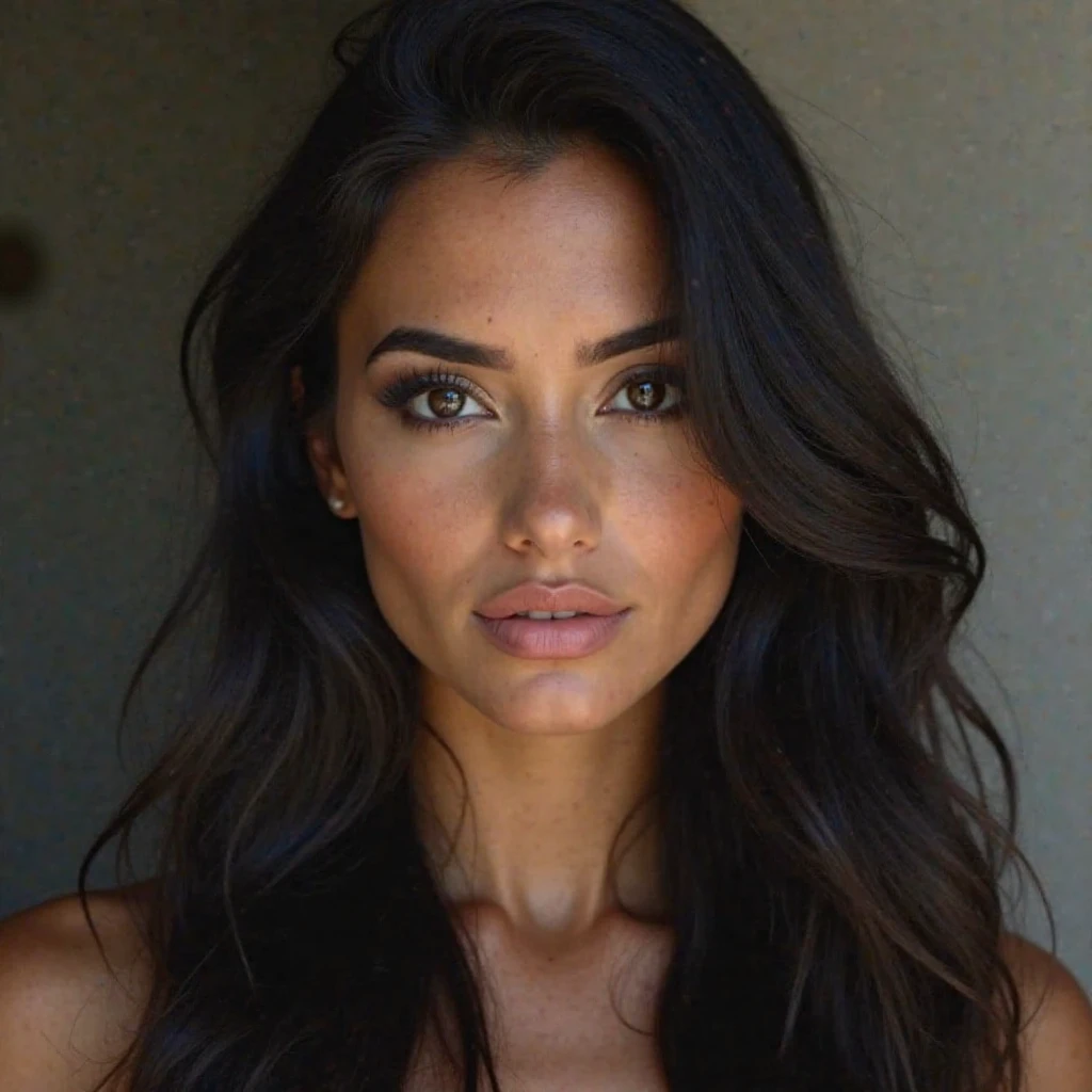 A realistic portrait of a beautiful woman with Spanish features - SeaArt AI