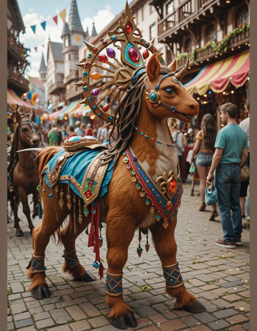CyberRealisticPony_POSV1, FANTASY CARNIVAL with weird rides and ...