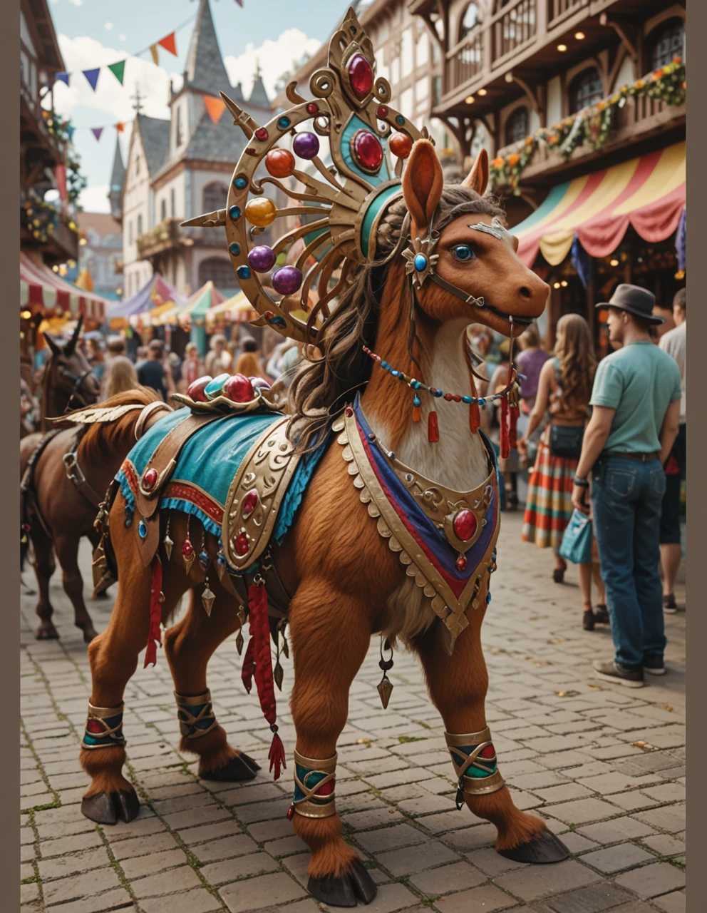 CyberRealisticPony_POSV1, FANTASY CARNIVAL with weird rides and ...