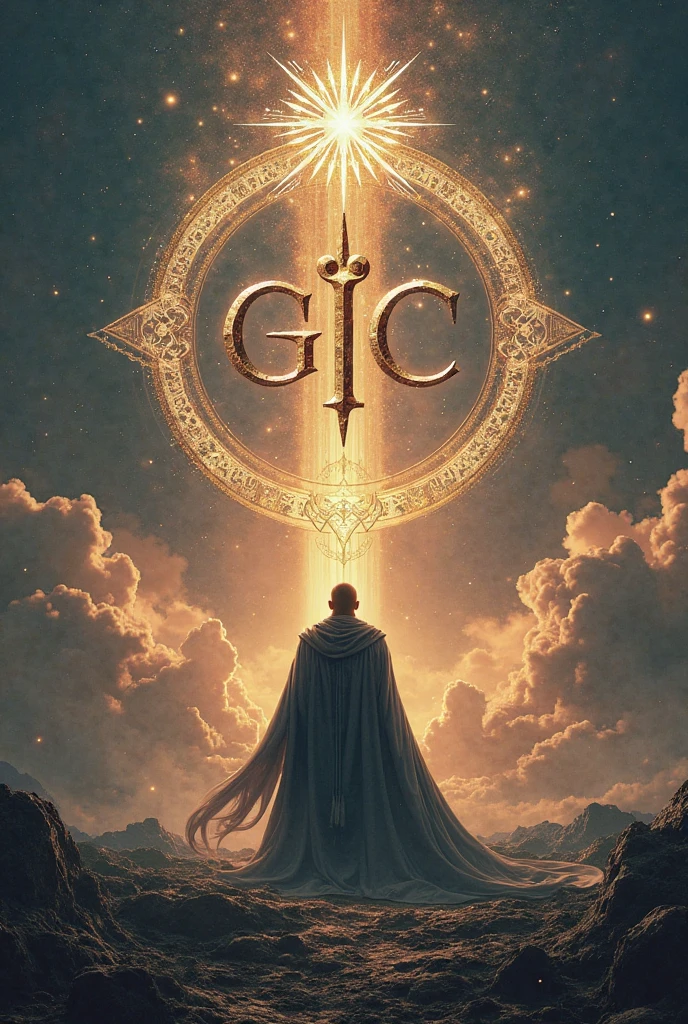 High quality, 8K Ultra HD, with font of gic name, circle with star In ...