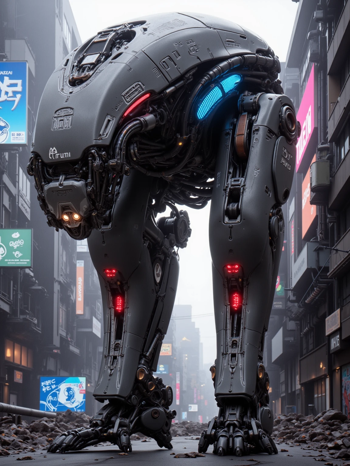 (Masterpiece. Ultra HD. Photorealistic) — A combat walker with - SeaArt AI