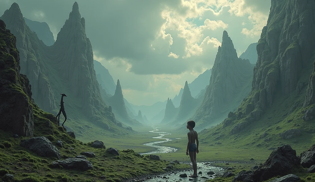 An ancient land hidden by magic and secret legends. The atmosphere is ...