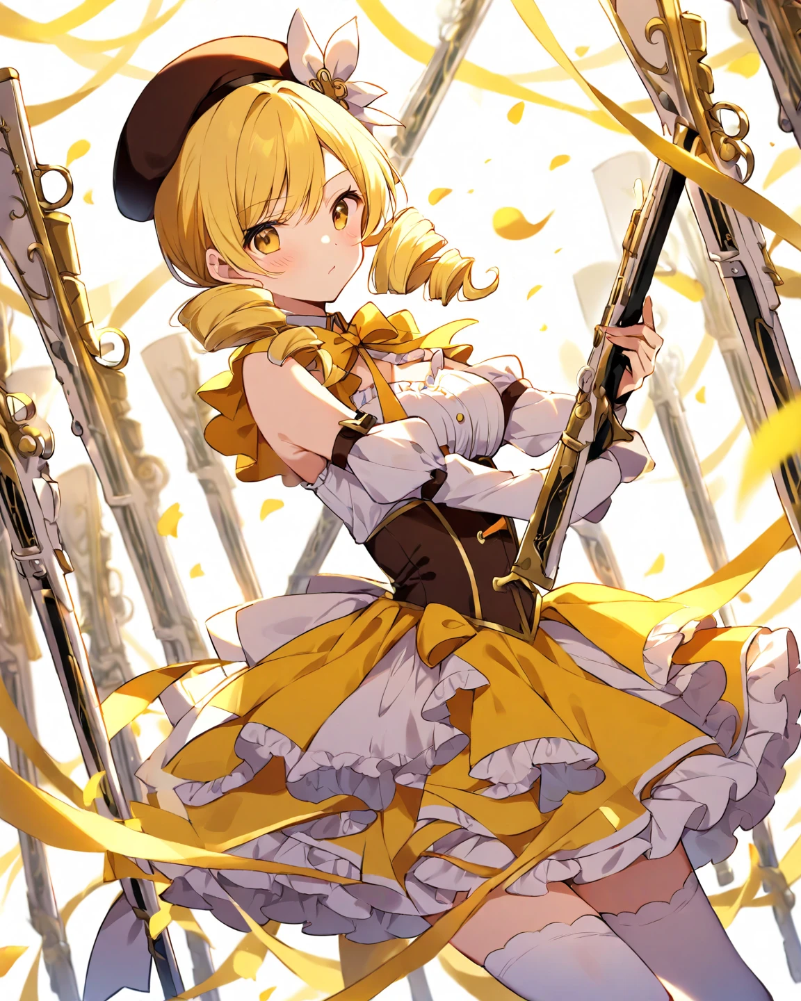 Masterpiece, accurate, best quality, girl,Tomoe Mami Puella Magical ...