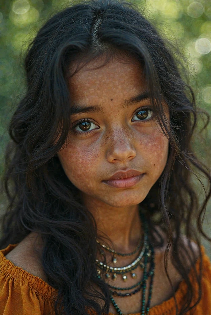 A girl with a curious spirit and eyes as bright as polished obsidian ...