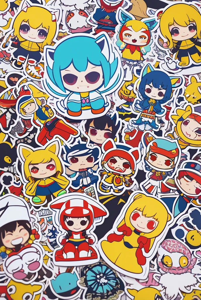 Please convert to a Bikkuriman sticker style design - SeaArt AI