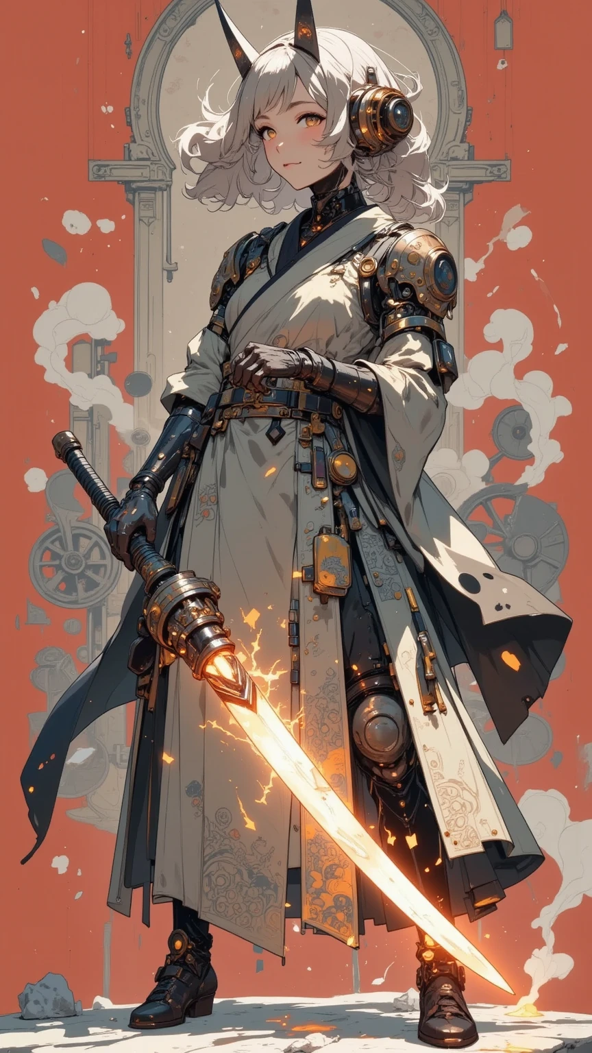 Aged 1603 black-and-white photograph, crafted as an Edo-period Japanese ...