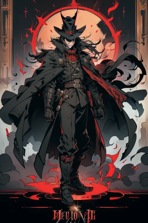 Hellsing Style, ultra-detailed , high resolution, intricate details ...