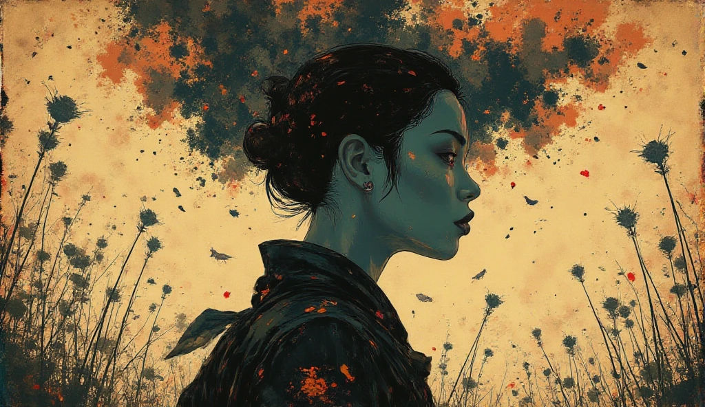 Chaos collage, colorful, Various different things, like advertisements ...