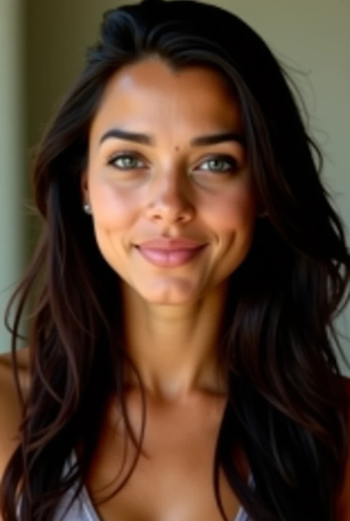 A naturally beautiful Brazilian woman, no older than 24 years old ...