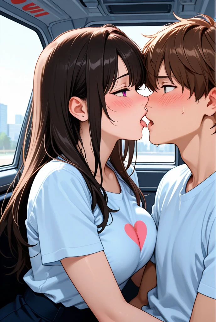 Discommunication,Unrequited Love Heart,male and female couples in the exhibition - SeaArt AI