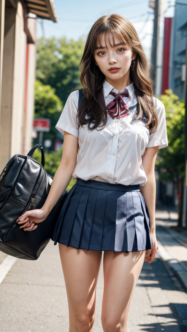 A beautiful 18 year old Japanese high school girl with perfect anatomy ...