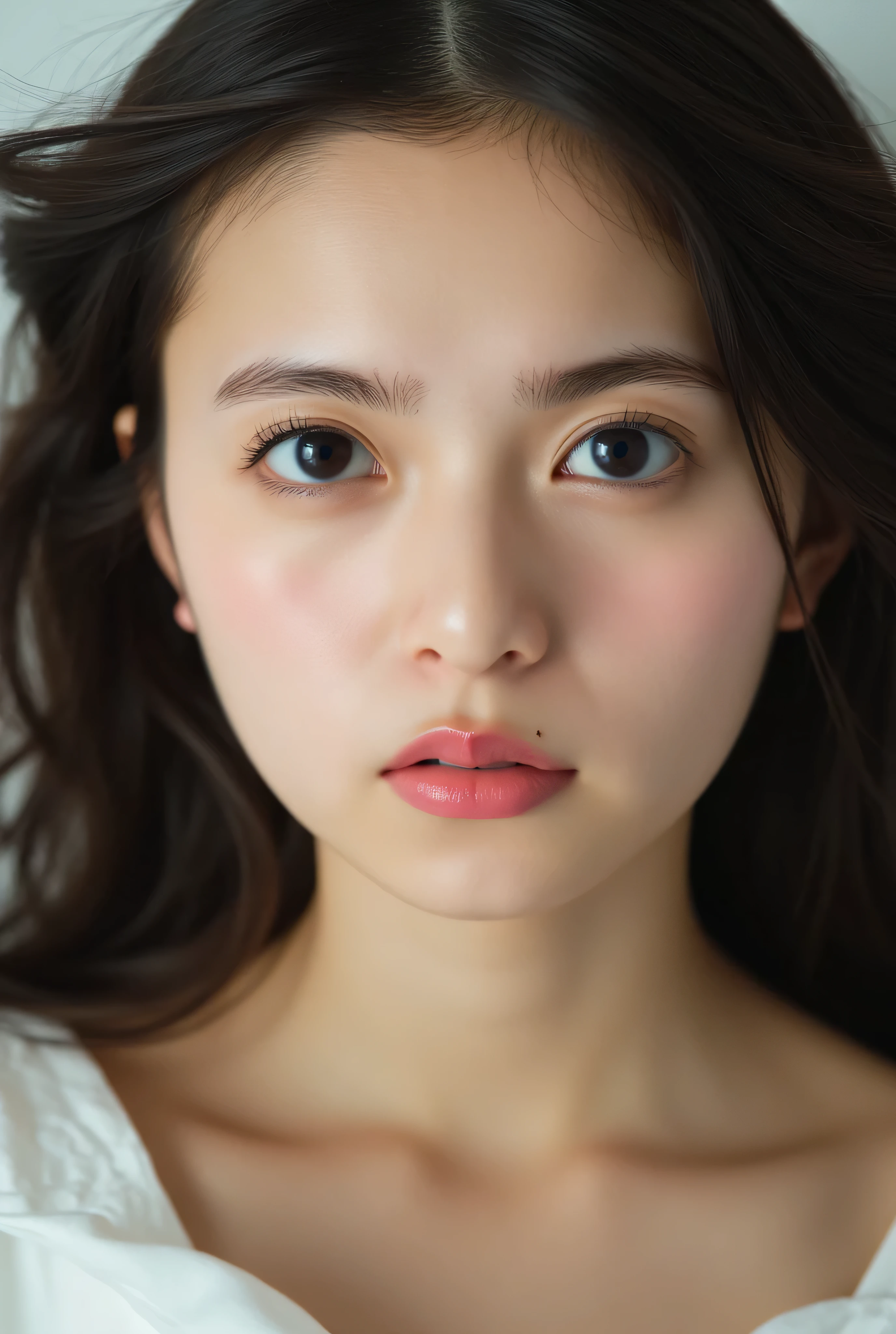 Frontal symmetrical face, head front face, bald-head, "breathtakingly ...