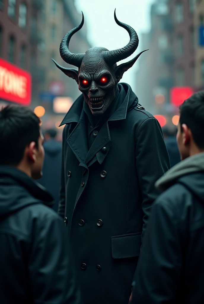 A demon hiding among human - SeaArt AI