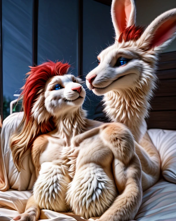 I'm Lapine Blanc (38-inch tall anthropomorphic white rabbit chimera ...