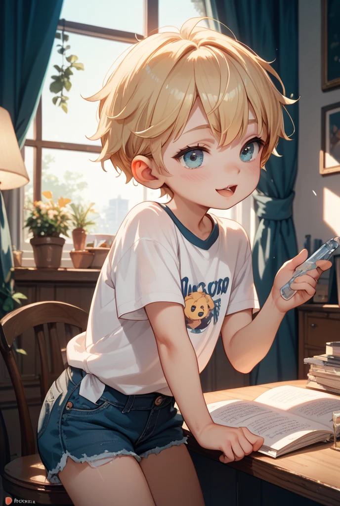 Blonde Shota - SeaArt AI