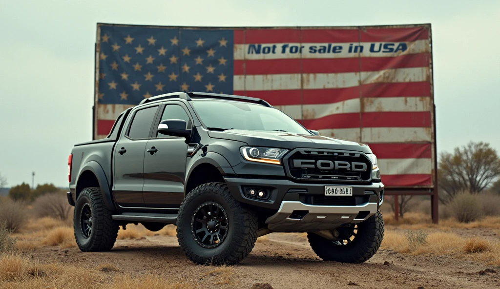 Ford Ranger Raptor (Global Version) , A Ranger Raptor parked in front ...