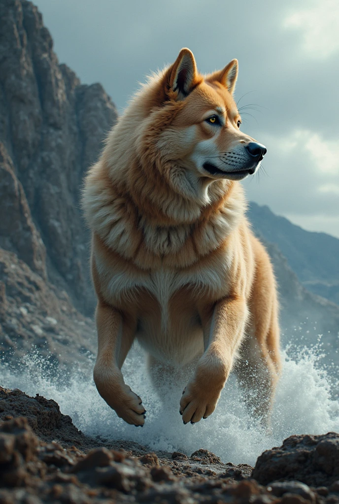 Cinematic dog - SeaArt AI