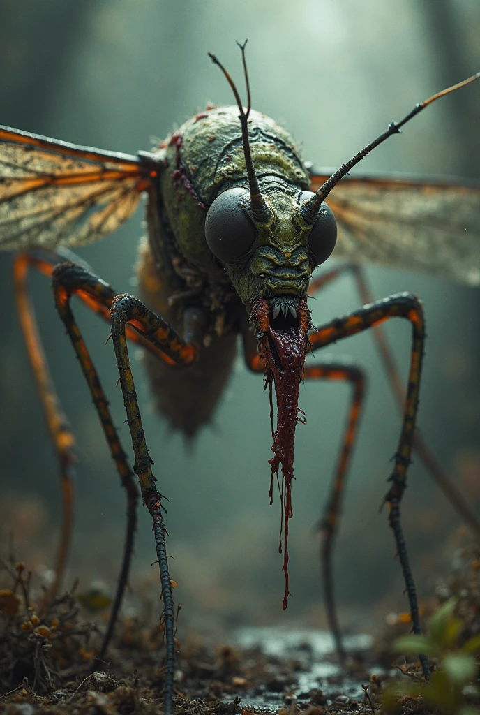 Zombie mosquito image - SeaArt AI
