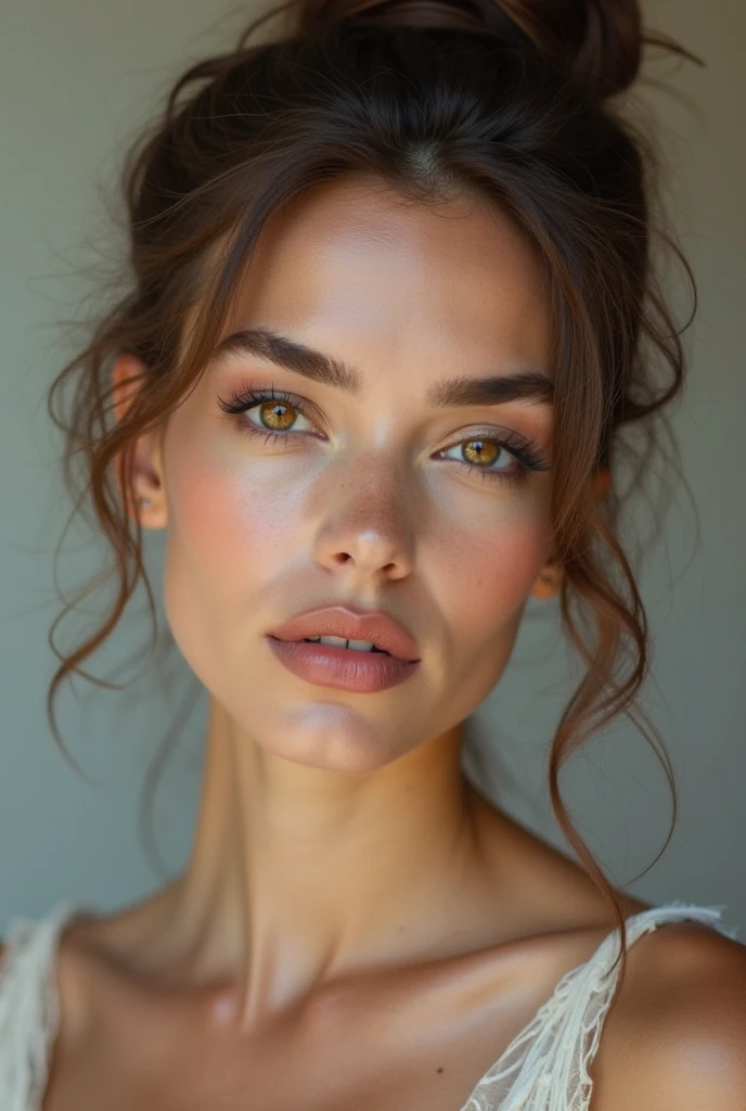 A stunningly beautiful female model with unique and captivating facial ...