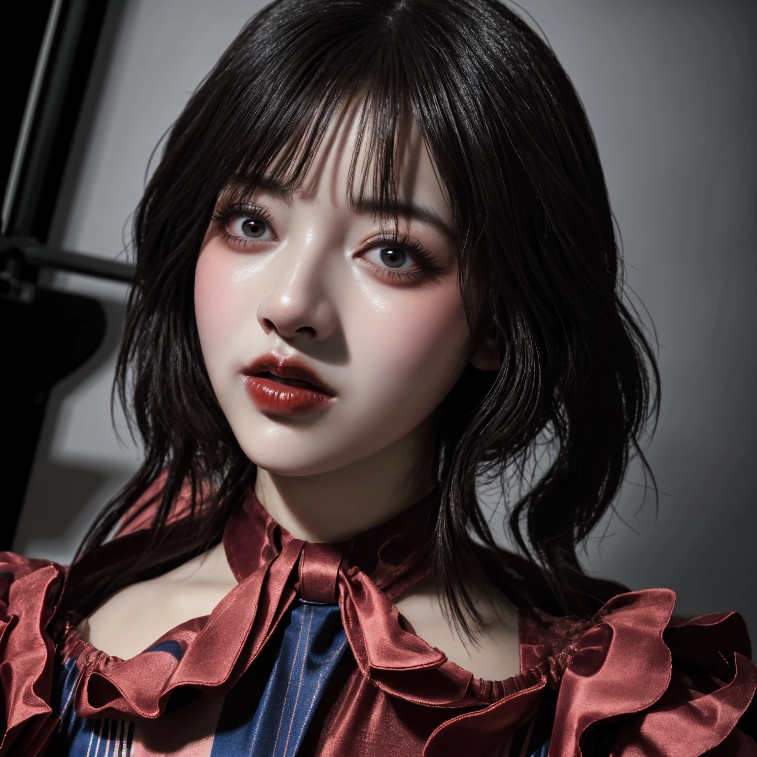 Sexy clown,High Quality,portrait,Crazy, horror,3d rendering,realistic ...