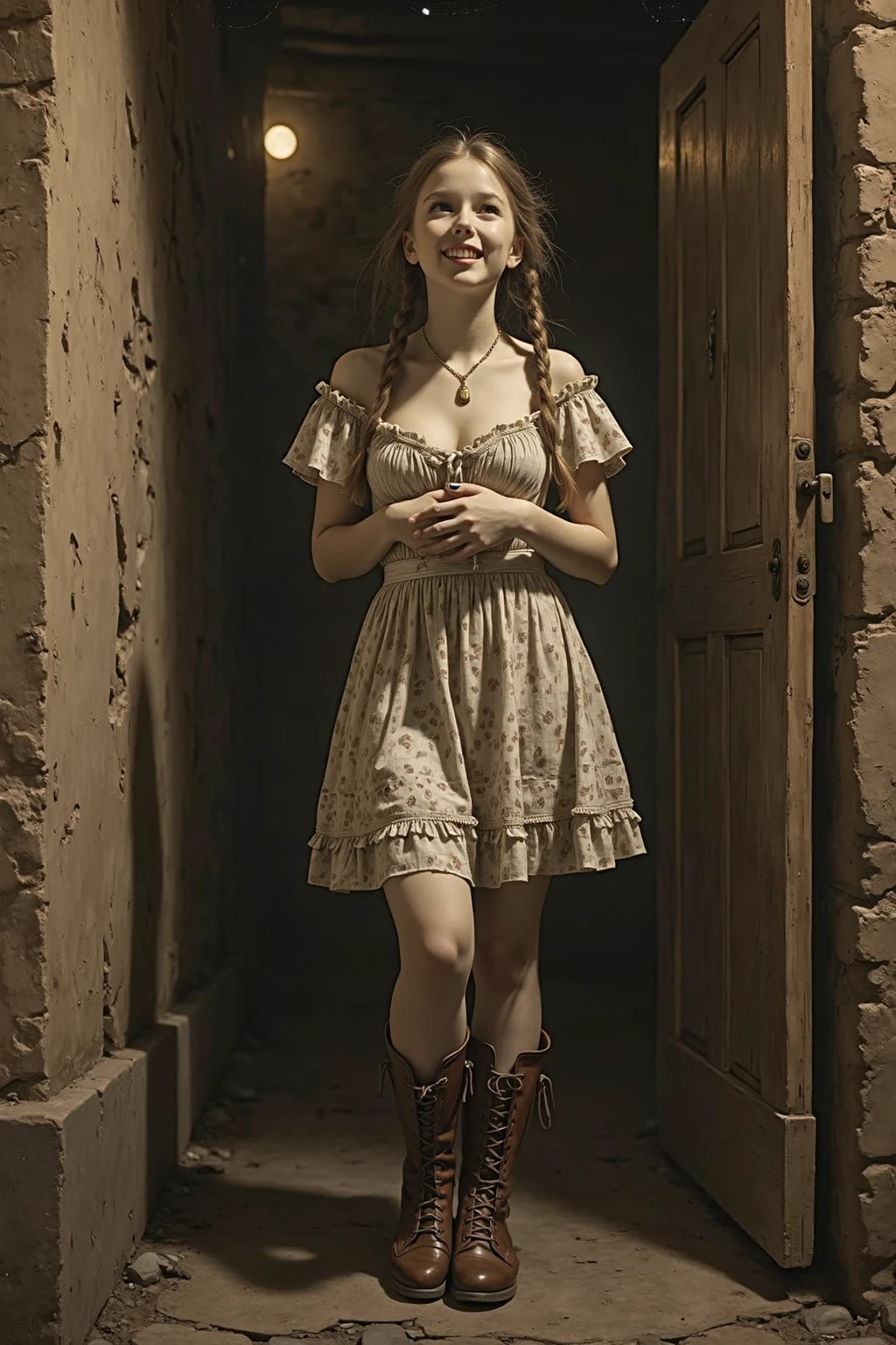 AntqgldnCE style, nsfw, Adult, Photorealism, ((A scene from a live ...