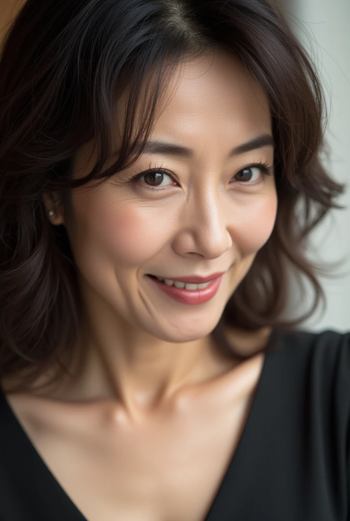 Mature Japanese woman, 48 years old, ultra realistic, high resolution ...