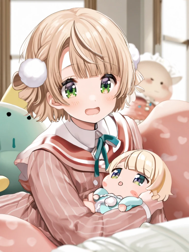 Shigure Ui \(virtual YouTuber\)、 green eyes、blondes、 Short hair - SeaArt AI