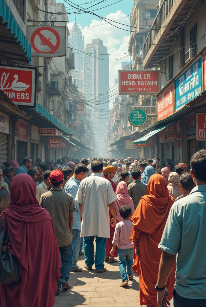 Dhaka people going to doctor chamber Doctor teat them - SeaArt AI