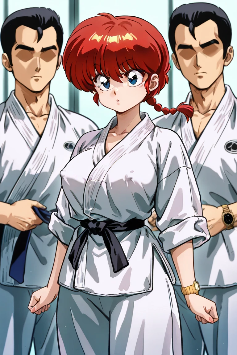 Masterpiece, best quality, 1 girl,Ranma 1/2, Tendo Akane,Judo - SeaArt AI