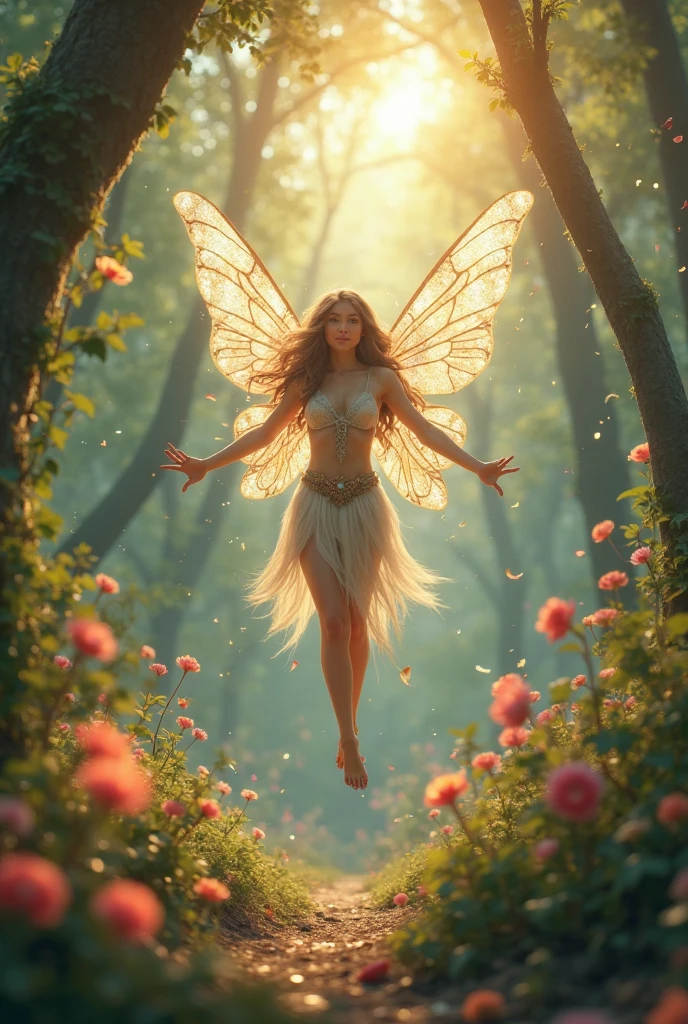 Fairy had finally been set free. - SeaArt AI