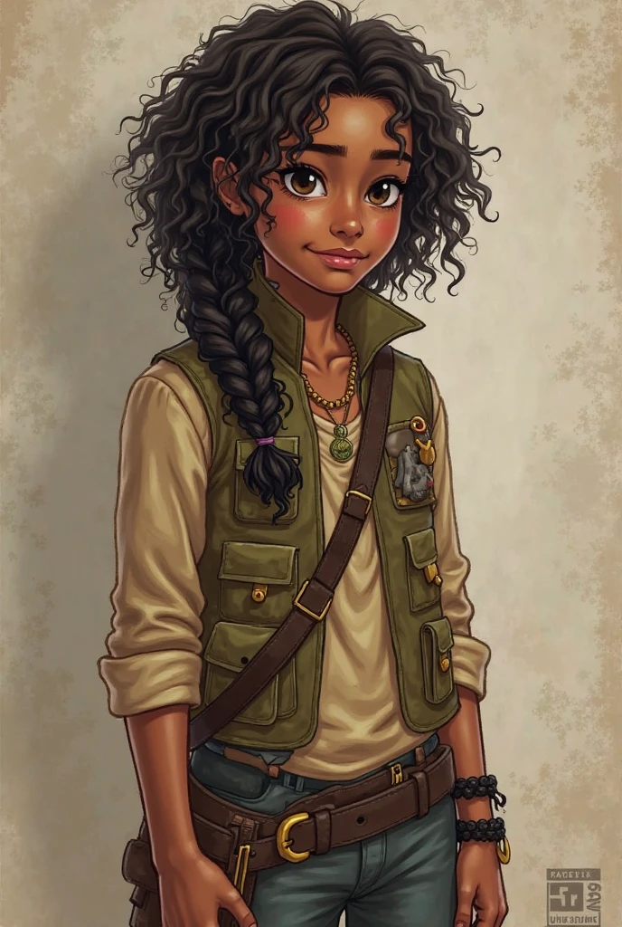 🧒 Main Characters 🟣 Samira – The Brave One Age: 11 Strength - SeaArt AI