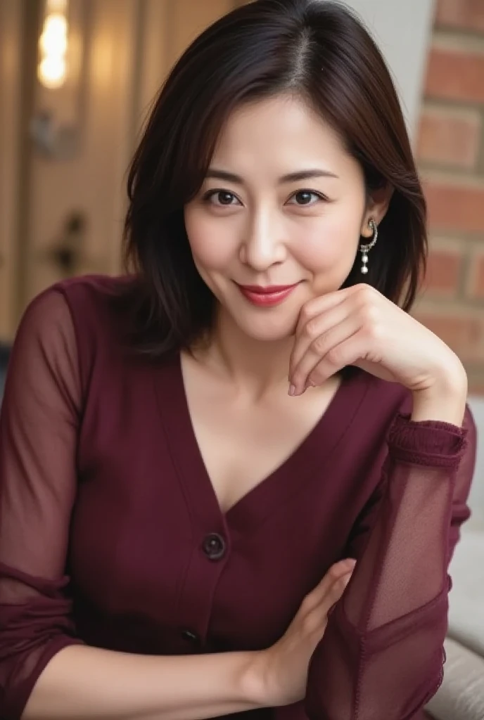 Mature Japanese woman, 48 years old, ultra realistic, high resolution ...