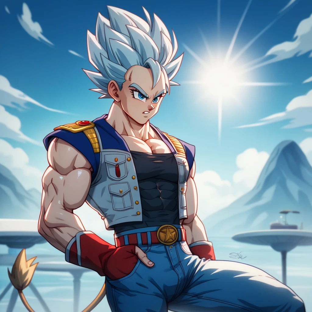 [Sparking!_Zero, Vegeta, Z_Trunks.] (Pale_Skin, Tall_Brawny_Burly ...