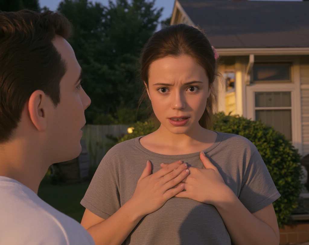 Young woman, in her mid-20s, confessing her feelings to a man - SeaArt AI