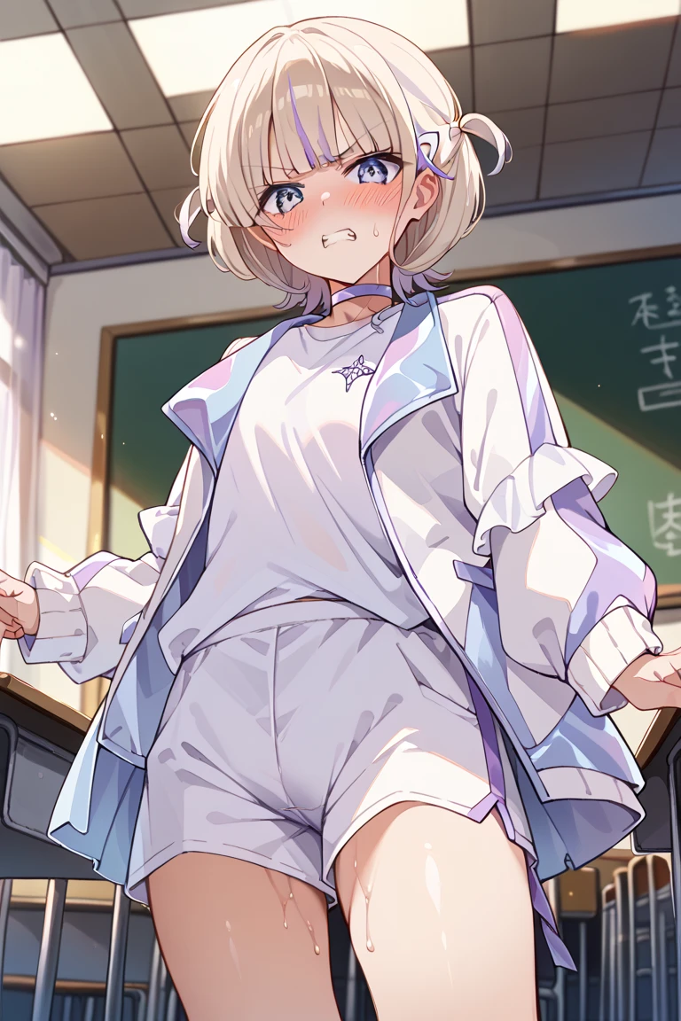 Nsfw, 1 girl、panties、 undress、Standing posture、school classroom - SeaArt AI