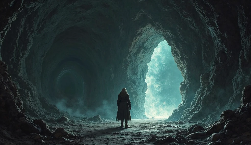 Inside a dark crystal cave or the heart of a destroyed castle - SeaArt AI